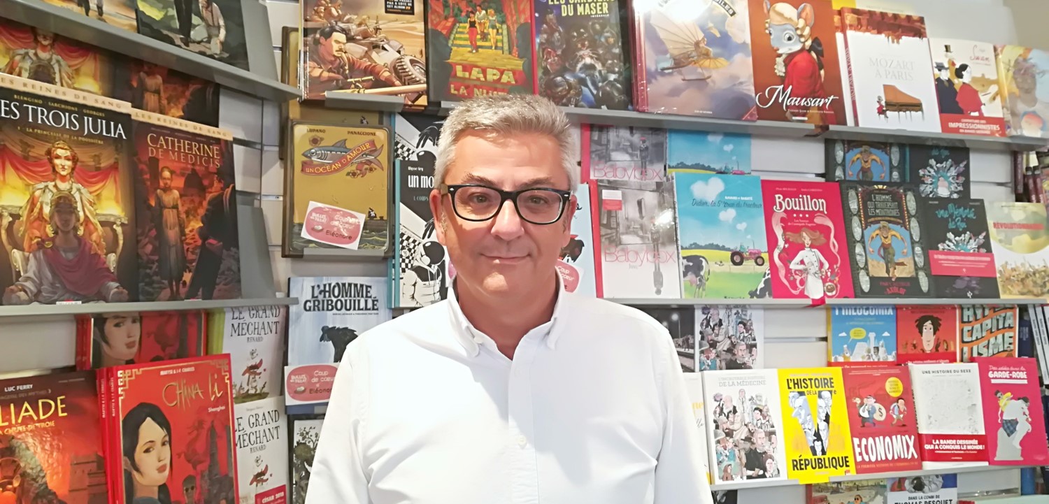 Jean-Pierre Nakache, président du Groupement des Libraires de Bande ...